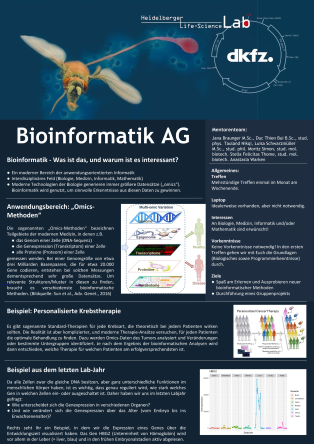 Bioinformatik - Heidelberger Life-Science Lab